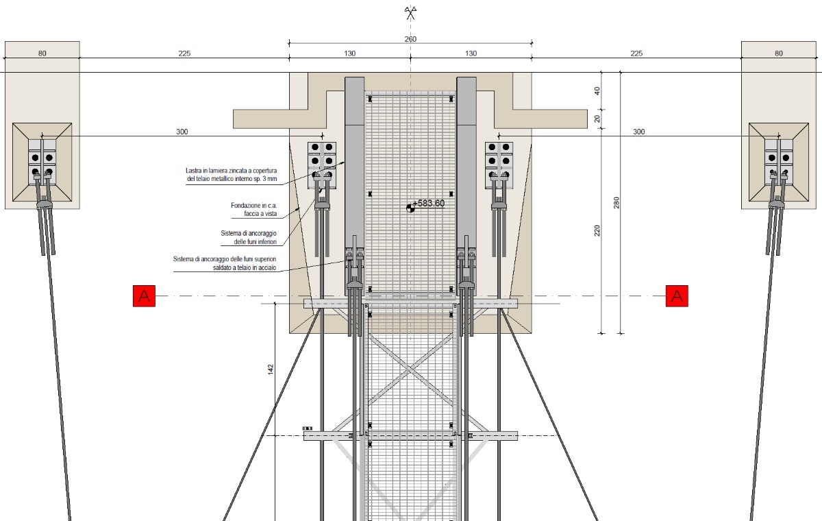 Ponte tibetano sul Rio Secco